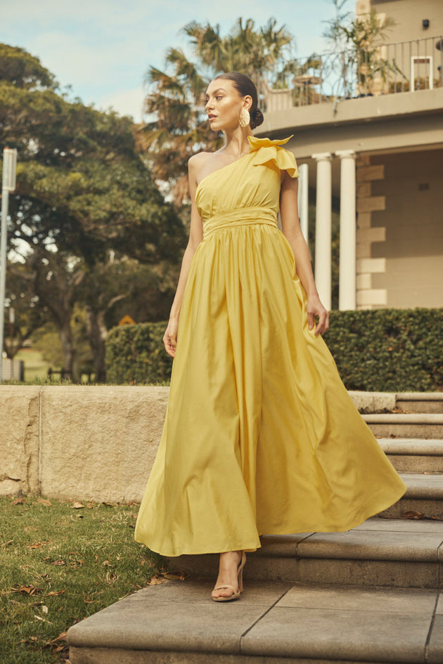 Lorena One Shoulder Ruffle Bodysuit